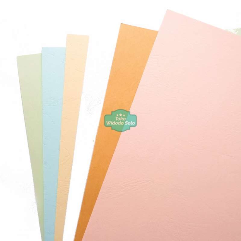 Jual Kertas Cover Buffalo Folio Merah Coklat Hijau Biru Putih F4 Sampul
