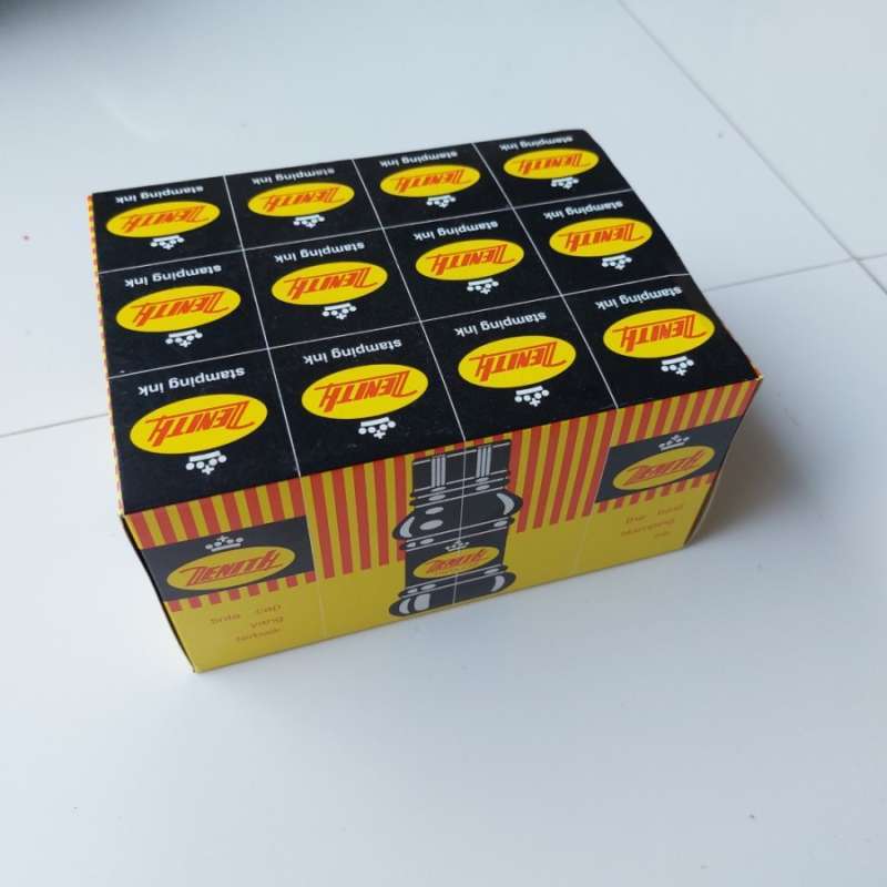 Jual Tinta Stempel Zenith 1 LUSIN - Hitam Biru Merah Hijau Ungu - Ungu ...