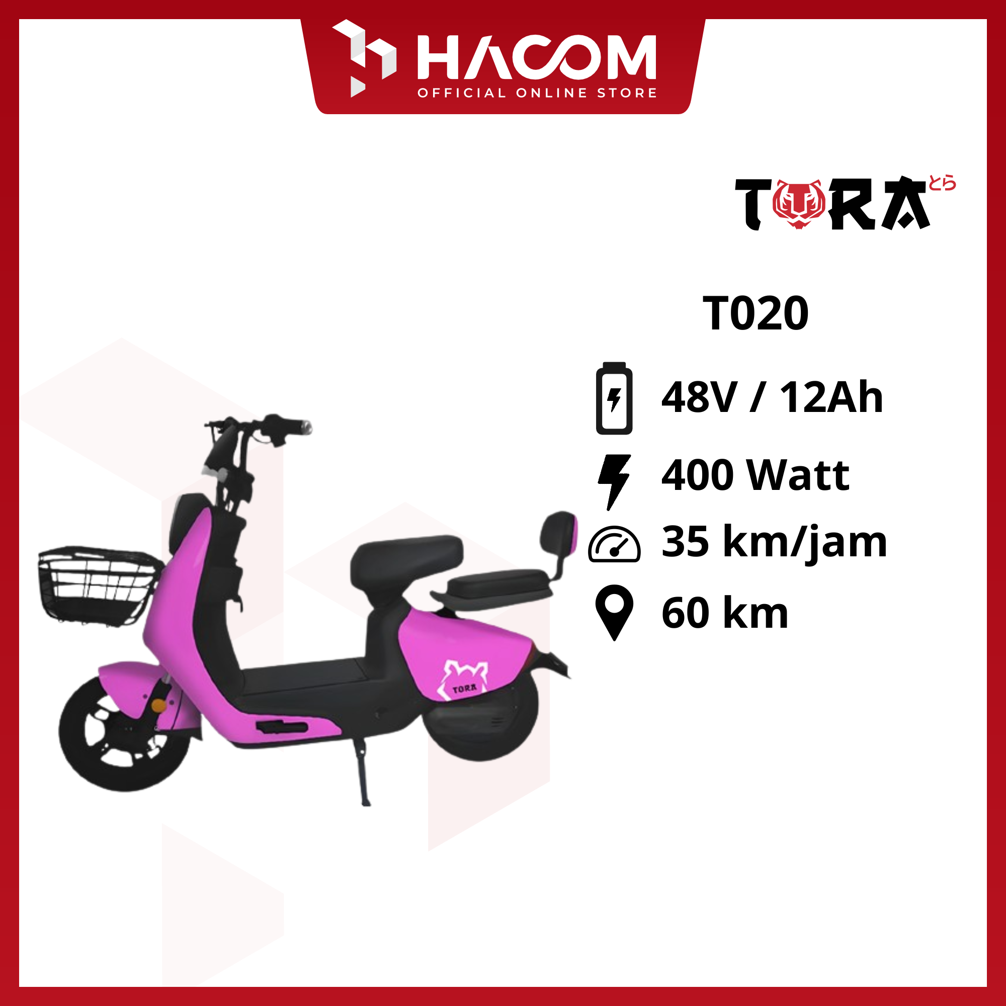 Jual Sepeda Listrik Tora Bike T020 Di Seller Hacom Surabaya Official ...