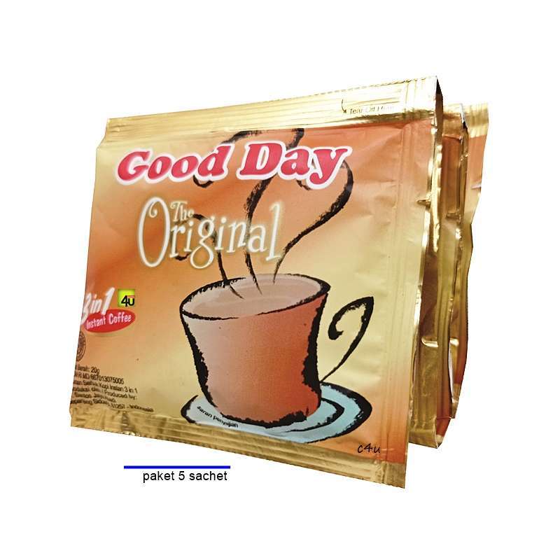 Promo Good Day - Kopi Untuk Hidup Penuh Rasa - Paket 5 Sachet ...