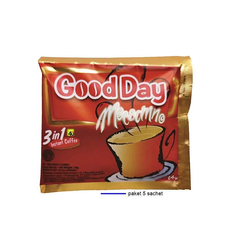 Promo Good Day - Kopi Untuk Hidup Penuh Rasa - Paket 5 Sachet ...