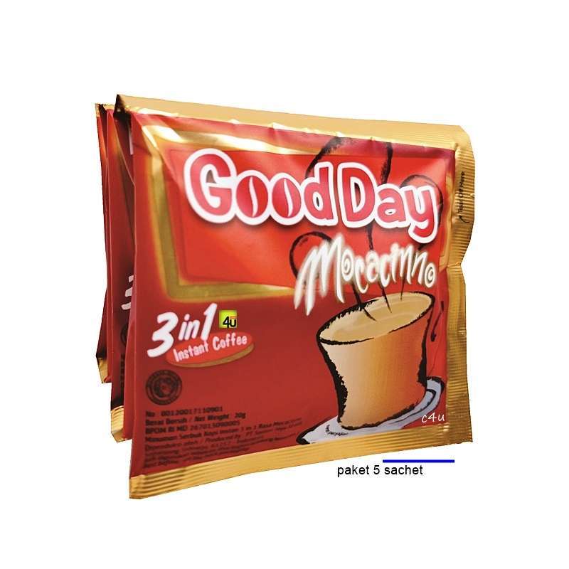 Promo Good Day - Kopi Untuk Hidup Penuh Rasa - Paket 5 Sachet ...