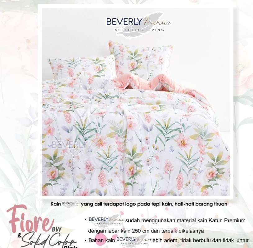Jual (free Tas Seprei) Seprei Katun Lokal Beverly 35 Motif Mewah ...
