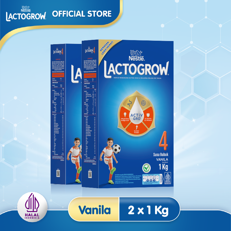 Promo [2 Pcs] Nestle Lactogrow 4 Susu Pertumbuhan Rasa Vanila Susu ...
