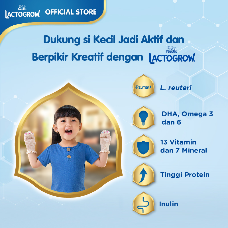 Promo [2 Pcs] Nestle Lactogrow 4 Susu Pertumbuhan Rasa Vanila Susu ...