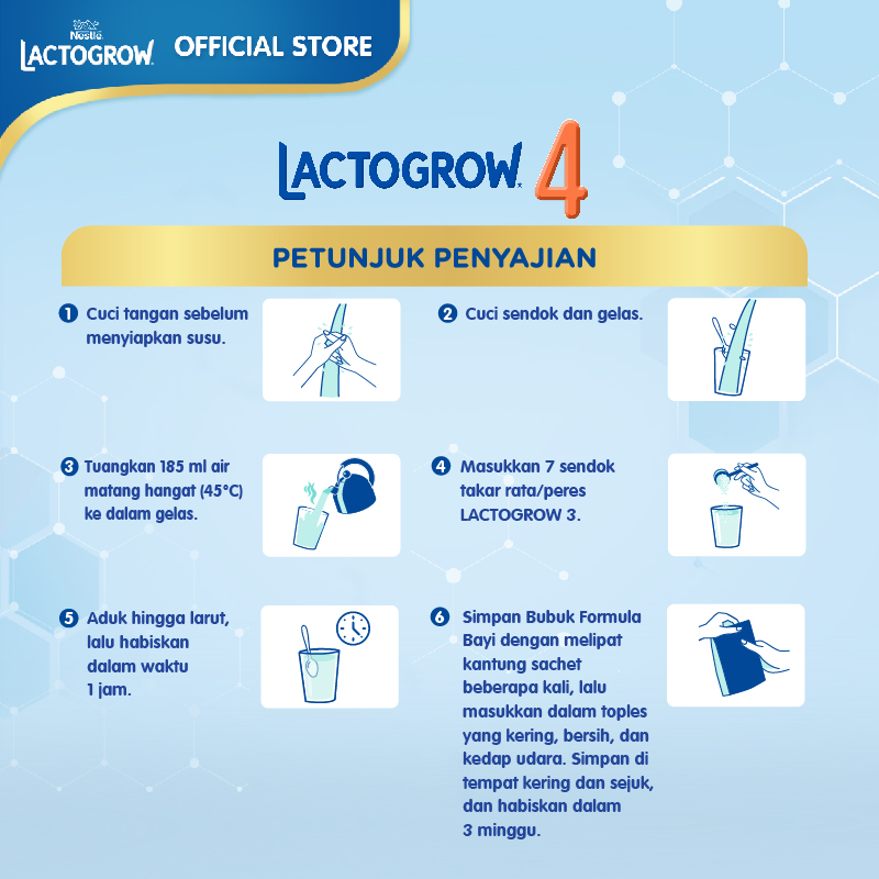 Promo [2 Pcs] Nestle Lactogrow 4 Susu Pertumbuhan Rasa Vanila Susu ...
