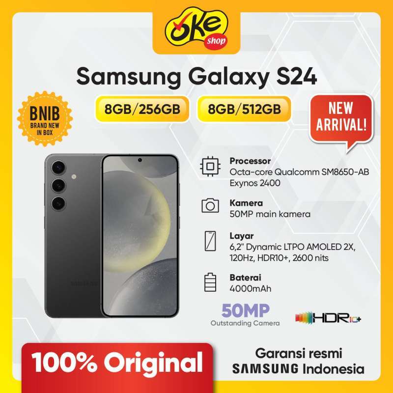 Jual Samsung Galaxy S24 8/256gb Handphone Ai, Smartphone, Kamera 50mp ...