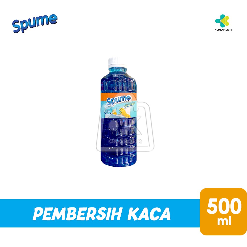 Promo Cairan Pembersih Kaca SPUME Glass Cleaner (500 ml) Diskon 23% di ...