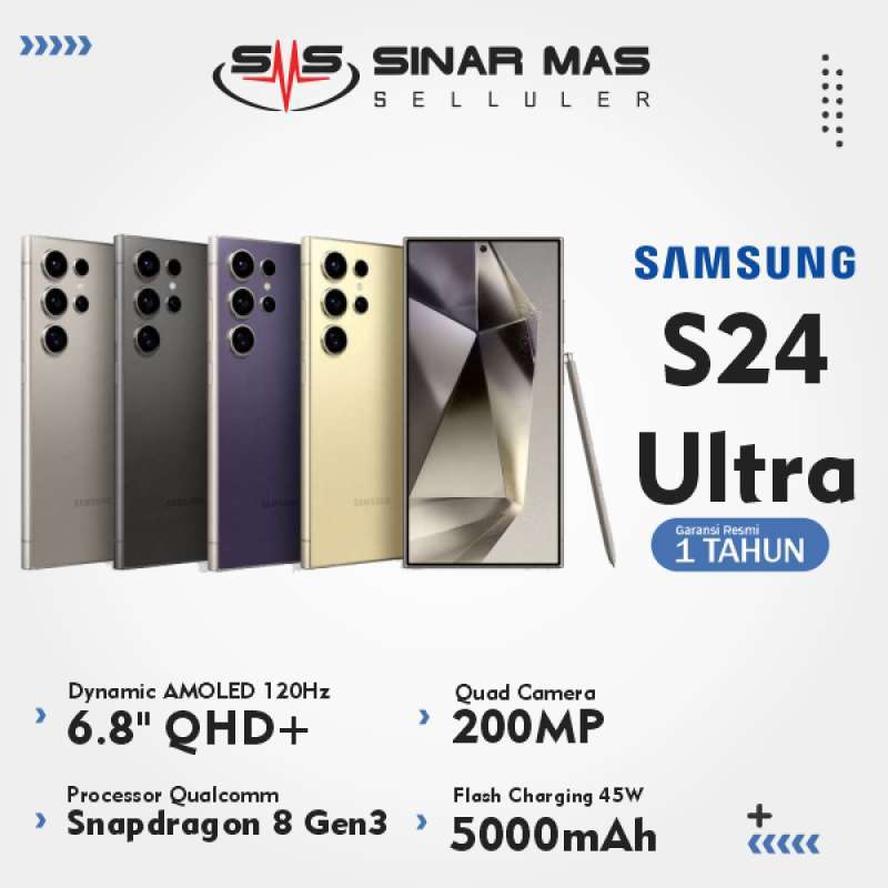 Jual Samsung Galaxy S Ultra Gb Gb Smartphone Ai S Pen Garansi Resmi Titanium Gray