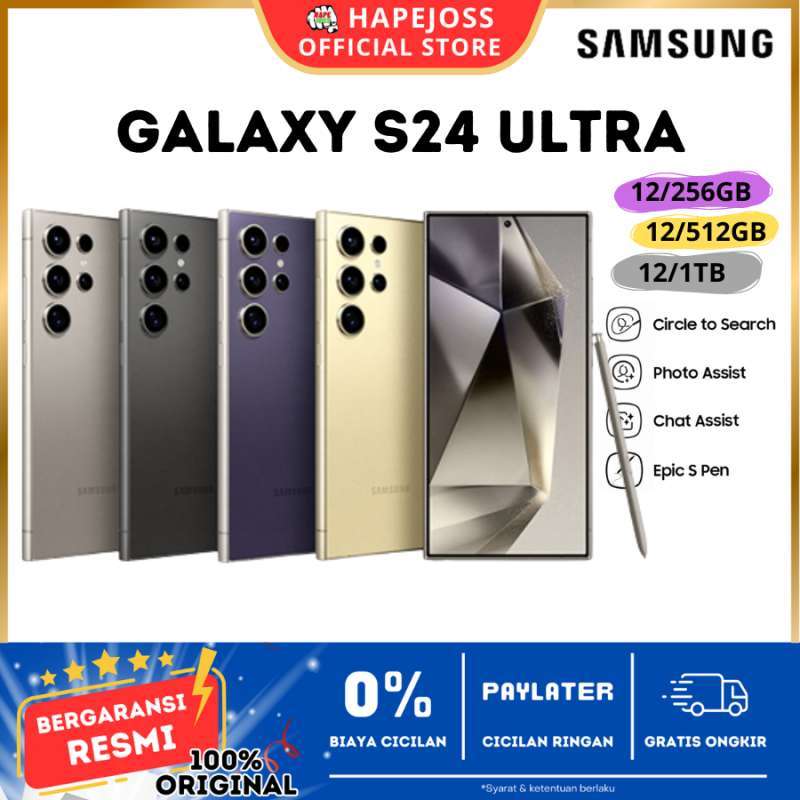 Jual Samsung Galaxy S24 Ultra 12/1TB di Seller HapeJoss Official Store ...