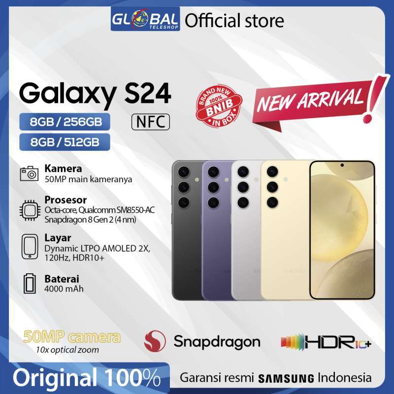 Jual Samsung Galaxy S24 8/512gb Handphone Ai, Smartphone, Kamera 50mp - Onyx Black Di Seller ...