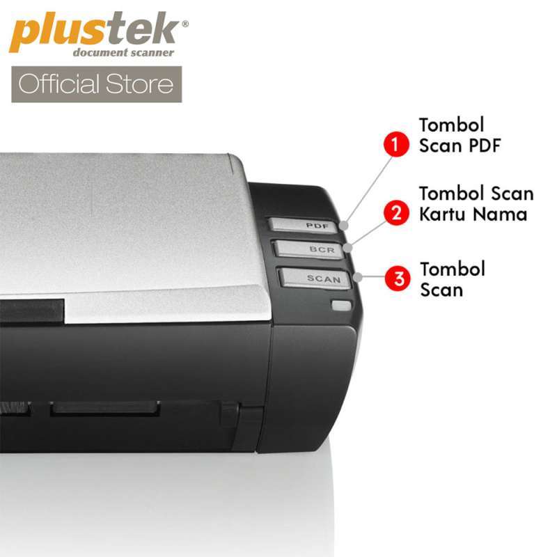 Jual Plustek Scanner Mobileoffice Ad480 (folio/f4 - 20 Ppm) (adf ...