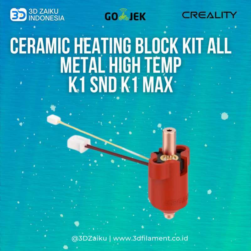 Jual Creality K1 And K1 Max Ceramic Heating Block Kit All Metal High