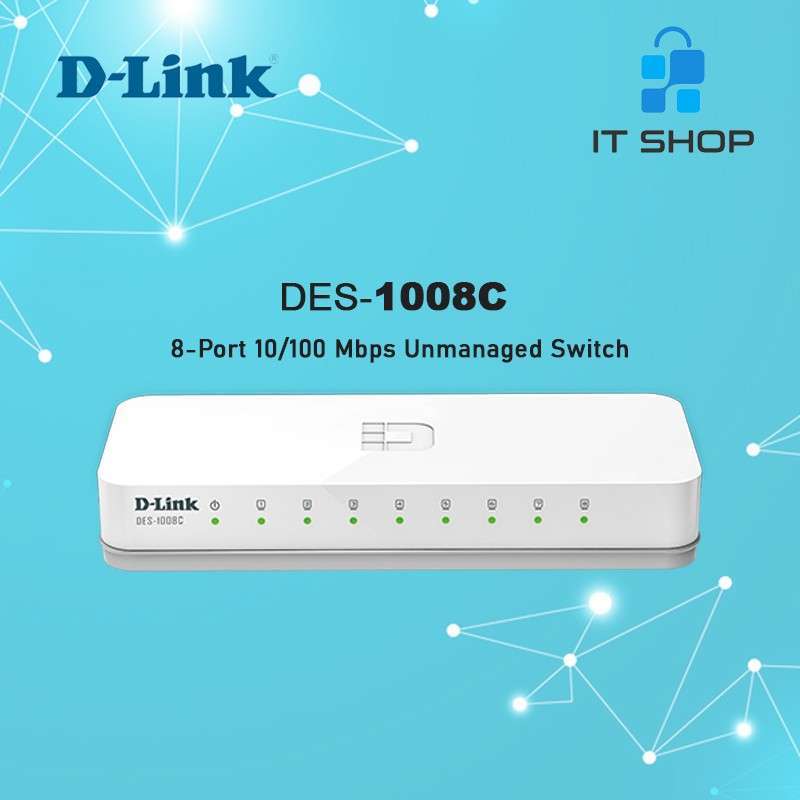 Jual D-link Des-1008c Switch Hub [8 Port] Di Seller It Shop Official ...
