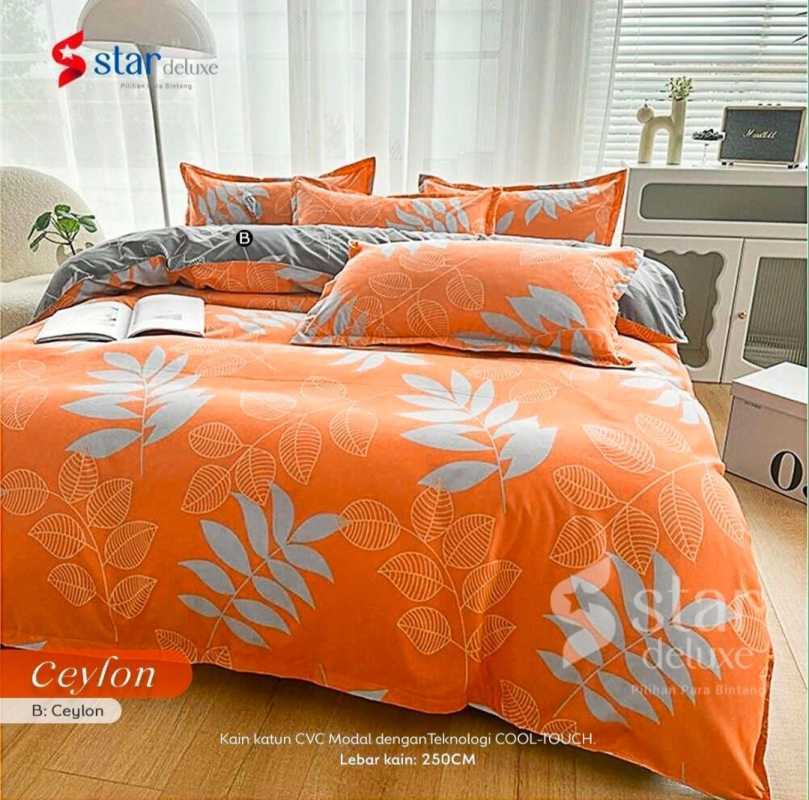 Jual Sepre Dan Bed Cover Katun Lokal Star 35 Terbaru Motif Super Cantik ...