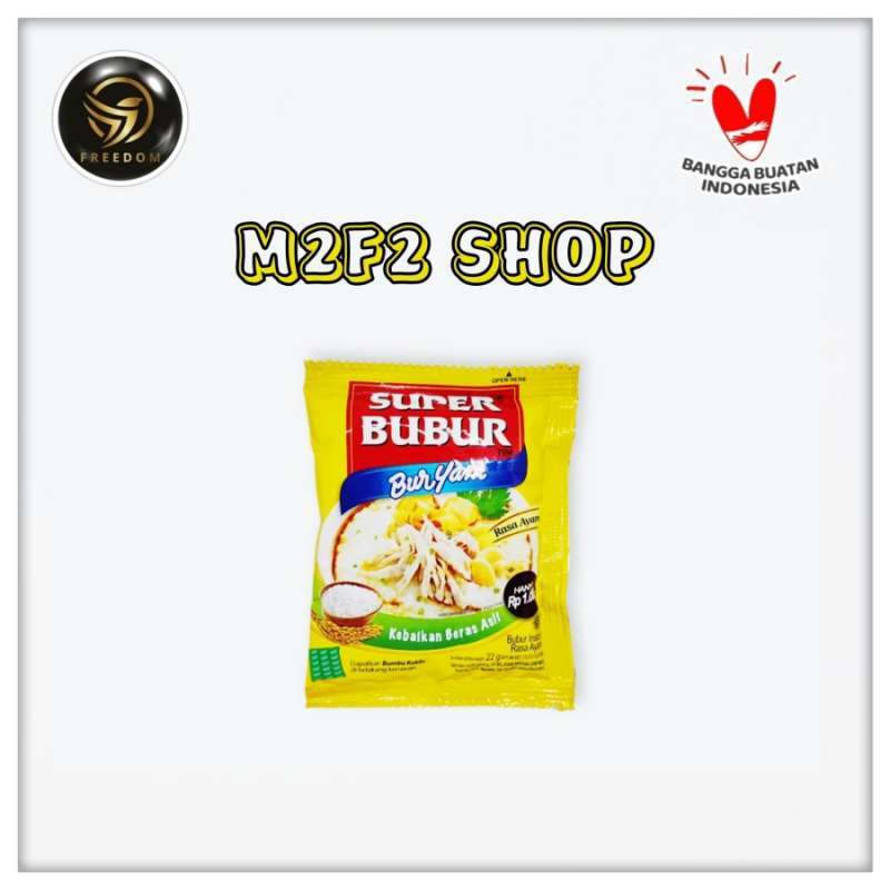 Jual Bubur Instan Super Bubur Buryam Seduh Rasa Ayam Sachet - 22 Gr ...