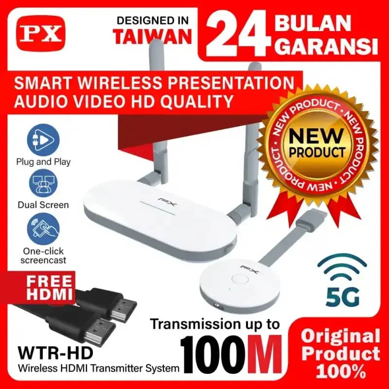 Promo Wireless Hdmi Audio Video Transmitter Receiver Display Tv Px Wtr ...