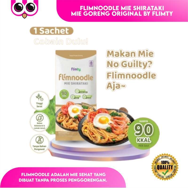 Jual Flimnoodle Mie Shirataki Mie Goreng Original By Flimty Di Seller ...