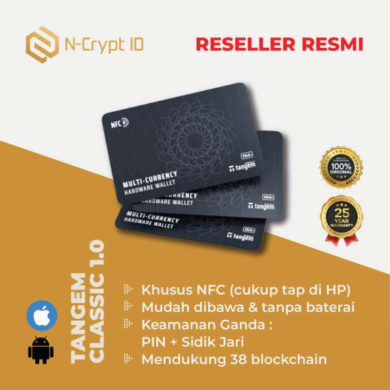 Promo Tangem Classic / Bitcoin / Hardware Wallet / Cryptocurrency / Btc ...