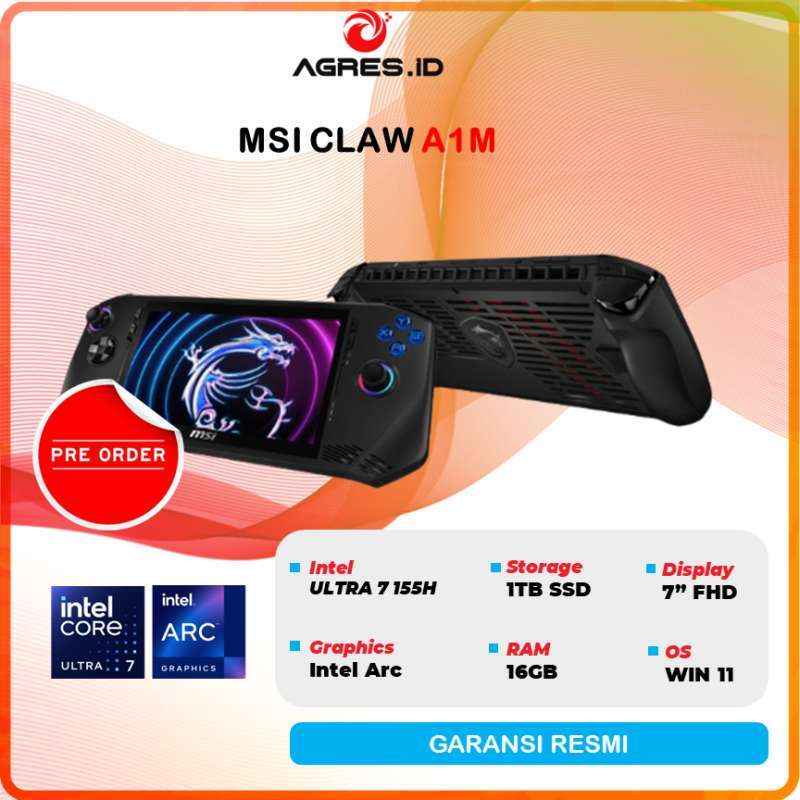 Promo Msi Claw A1m - Ultra 7 155h 16gb 7.0fhd 120hz Ips Win11 Diskon 57 ...