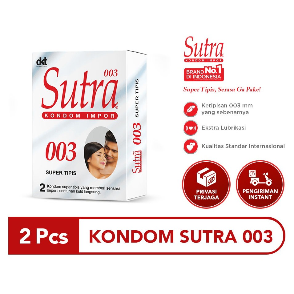 Promo Kondom Sutra Super Tipis 003 - Kondom Sutra Isi 2 Sachet Diskon 30% Di Seller Trisakti ...