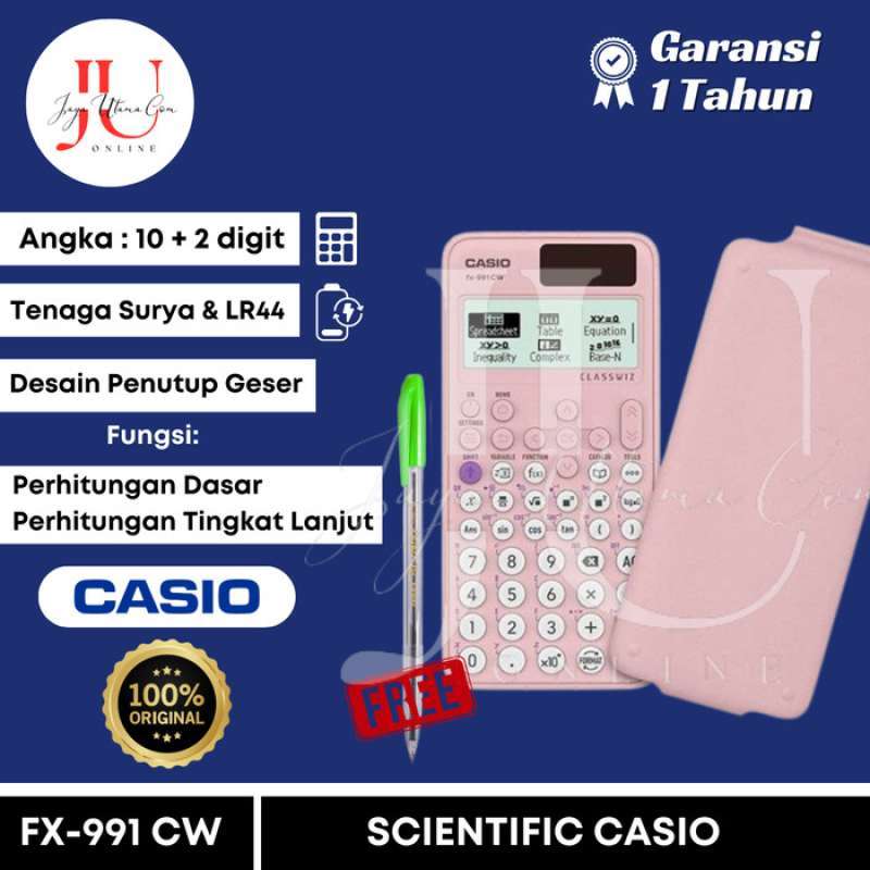 Jual Casio Classwiz Model Scientific Calculator Fx-991cw Original ...
