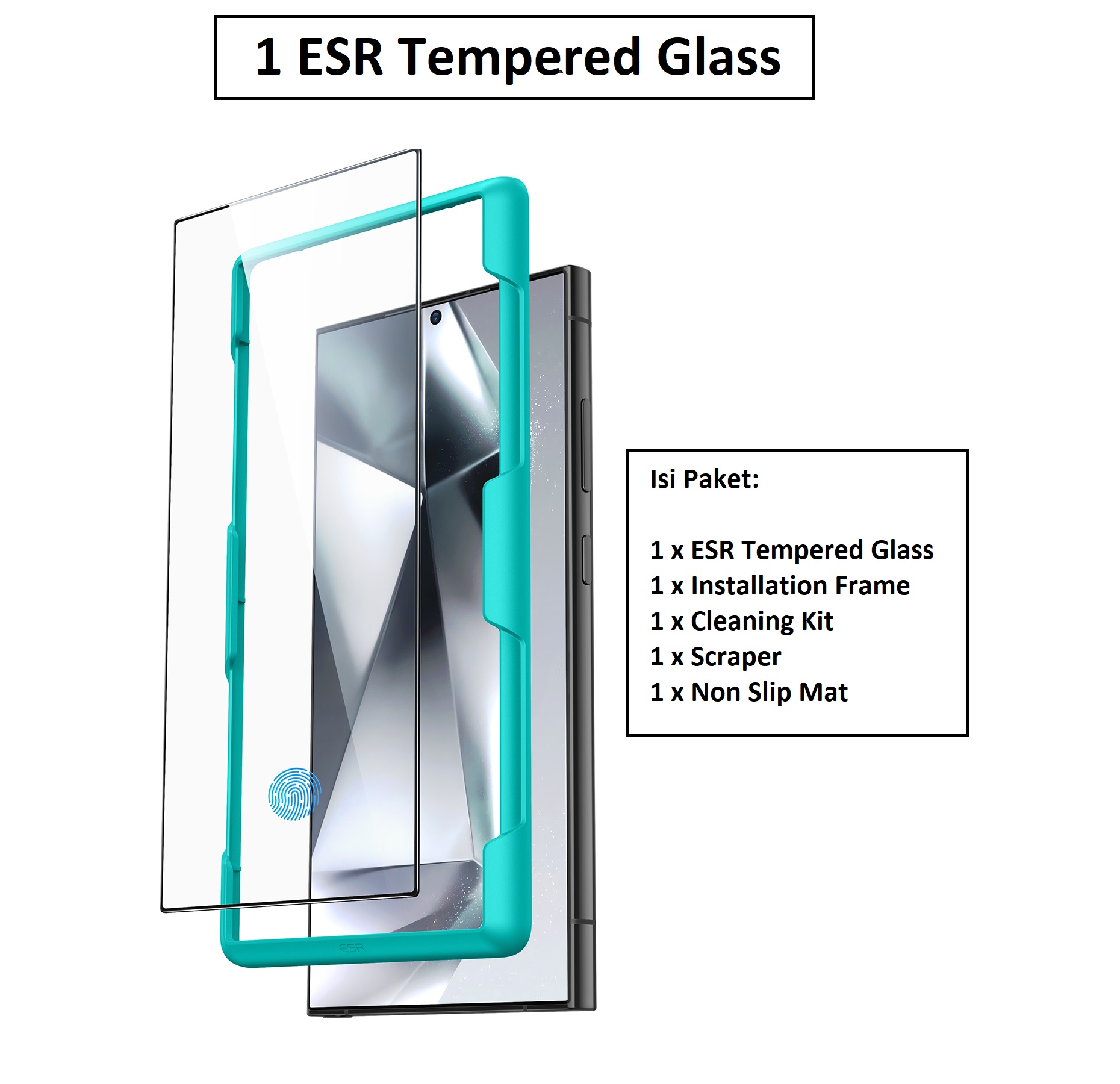 Jual ESR Tempered Glass Full Coverage for Samsung S24 S24 PLUS S24 ...