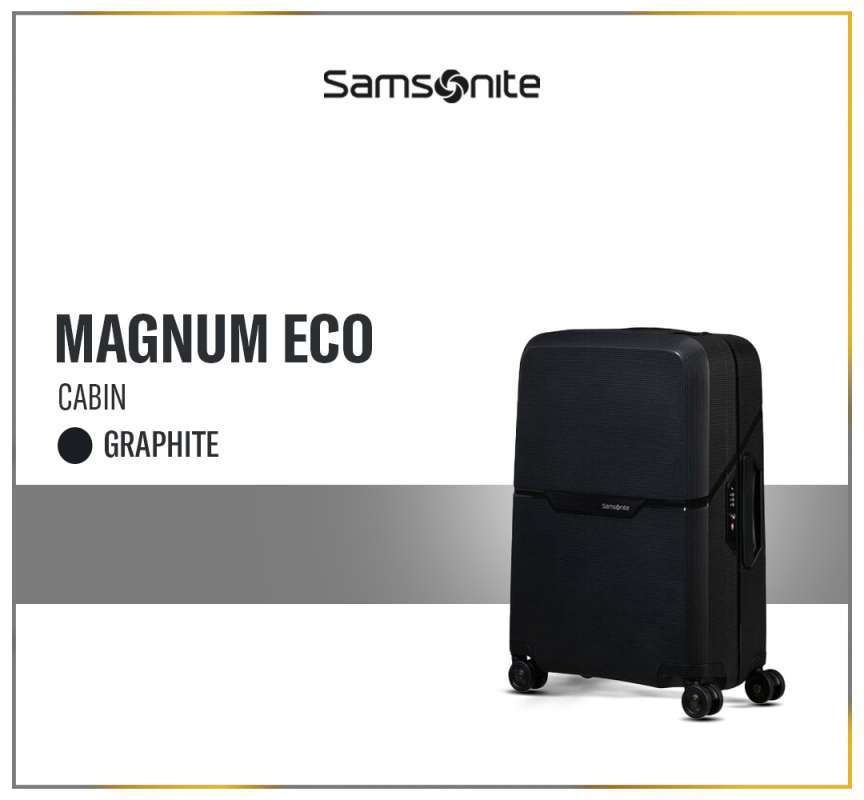 Jual Samsonite Magnum Eco Koper Hardcase Cabin/ 20inch Tsa - Graphite ...