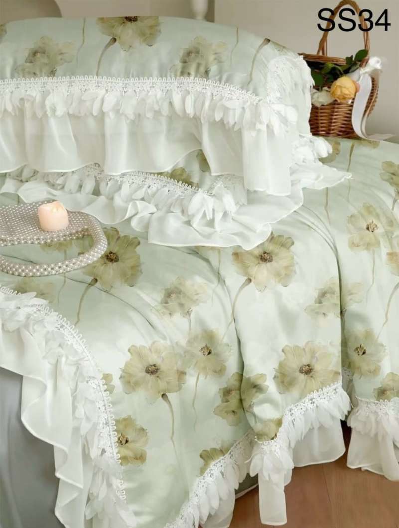 Jual (FREE TAS SEPREI) Seprei Sutra Organik 60s 100 Super Cantik dan ...