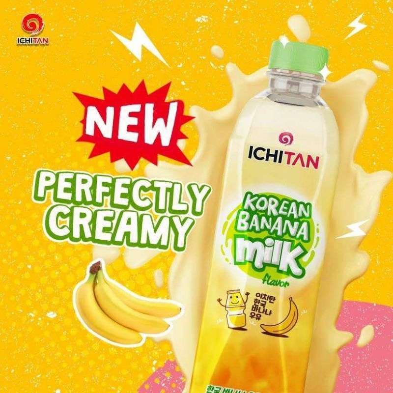 Promo Ichitan Korean Banana Flavored Milk | Pisang Susu Botol Pet - 300 Ml (kemasan 6 Pcs ...