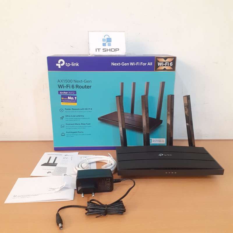 Jual Tp-link Archer Ax12 Ax1500 Wi-fi 6 Router Di Seller It Shop ...