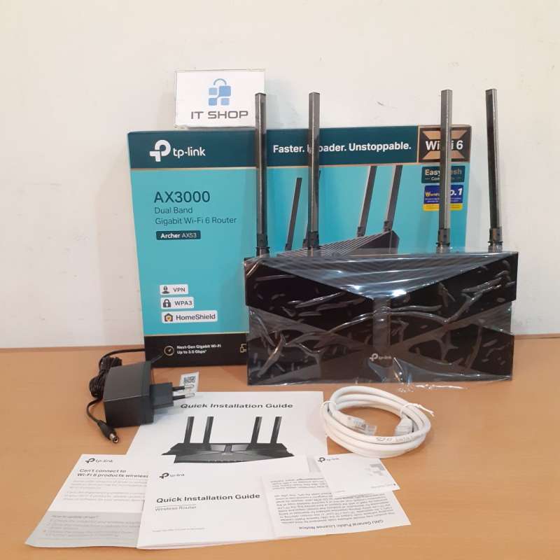Jual Tp-link Archer Ax53 Ax3000 Dual Band Gigabit Wi-fi 6 Router Di ...