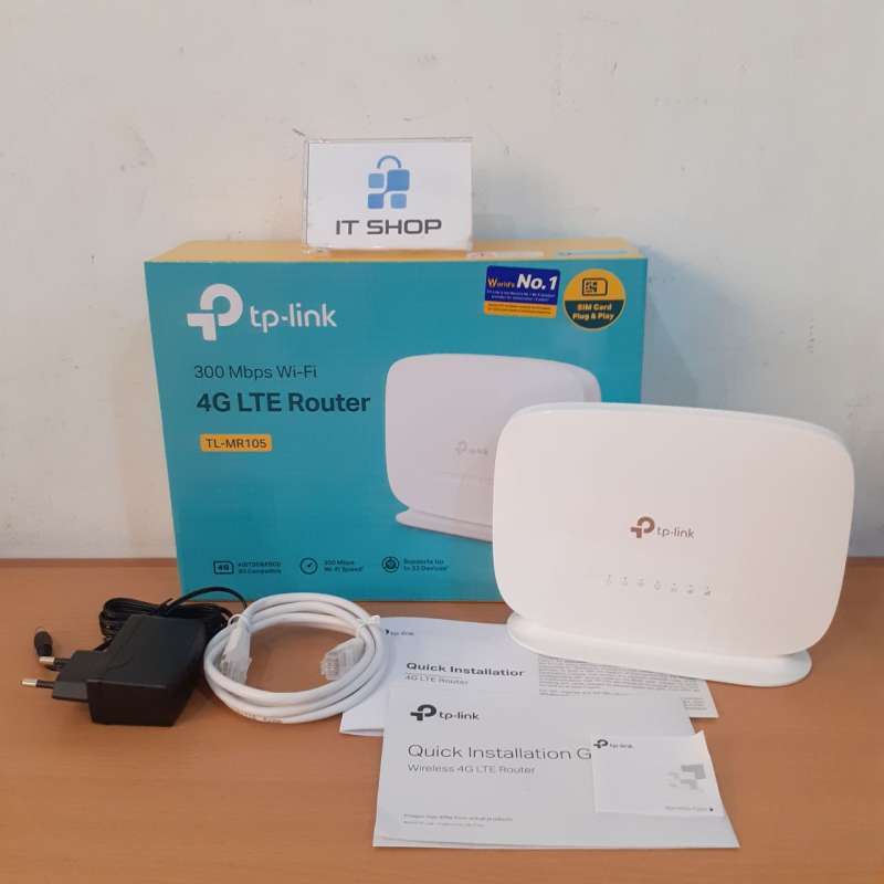 Jual TP-Link TL-MR105 300 Mbps Wireless N 4G LTE Router di Seller IT ...
