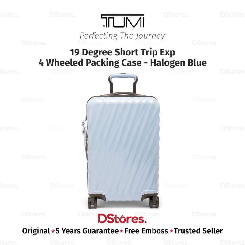 Jual TUMI International Expandable 4 Wheeled Carry On - Halogen Blue di ...