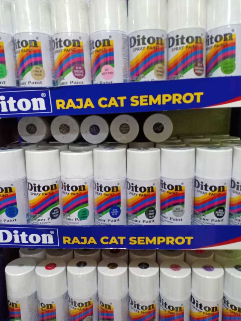 Jual Diton Spray Paint Pilok Pilox Cat Semprot Warna Metallic 300cc ...