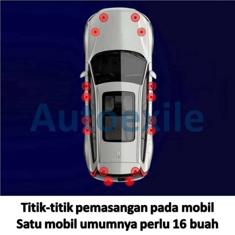 Jual Karet Pelindung Peredam Getaran Suara Kap Pintu Mobil Putih Luminous Glow In The Dark Hitam ...