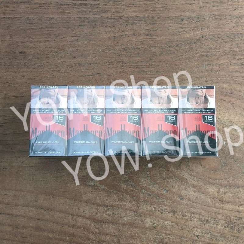 Jual Rokok Marlboro Filter Black Hitam Isi 16 batang di Seller YOW ...