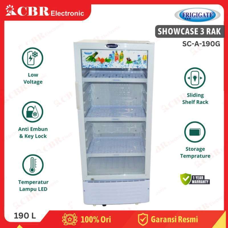 Jual Showcase Display Cooler Frigigate 3 Rak Sc-a-190g Di Seller Cbr ...