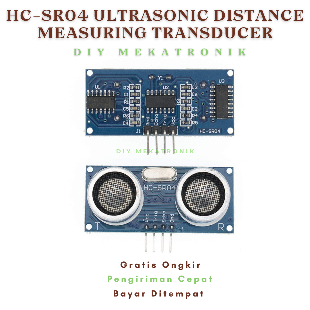 Promo Hc-sr04 Hc Sr04 Sensor Ultrasonik Pengukur Jarak Distance For ... Promo Hc-sr04 Hc Sr04 Sensor Ultrasonik Pengukur Jarak Distance For ...
