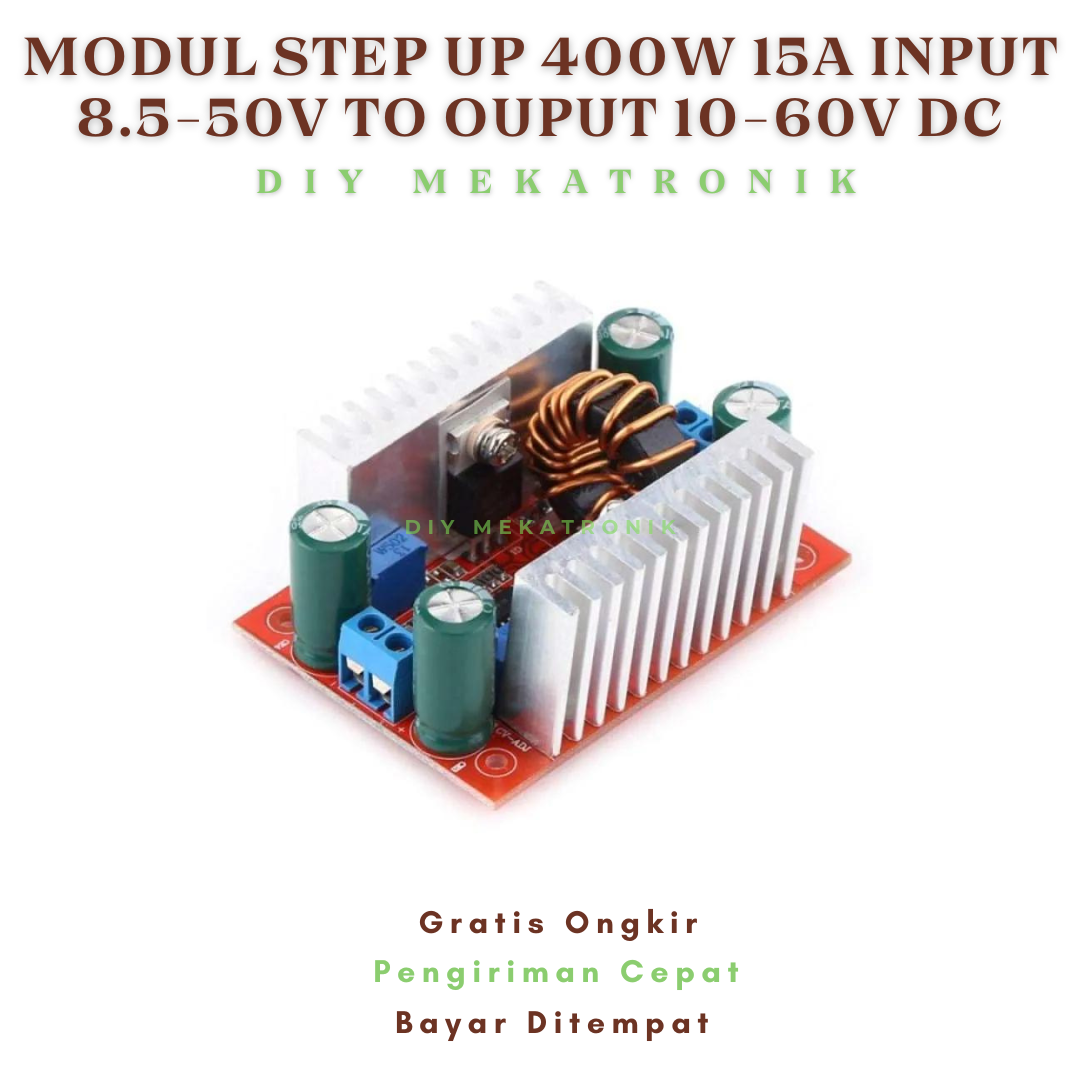 Promo Step Up 400w Module Boost Converter Voltage Cv Cc Current Diskon ...