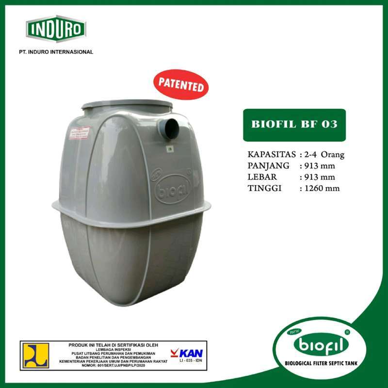 Jual septic tank biotech, sepiteng biofil 850 liter BE 06 di Seller ...