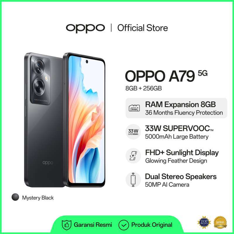 Jual Oppo A79 5g Nfc 8gb/256gb [5000 Mah Battery, 33w Supervooc, 50mp ...