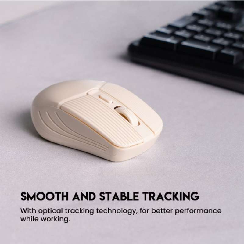 Jual Fantech Mouse Wireless Office GO W605 - Beige di Seller PT. Primajaya Multi Technology ...