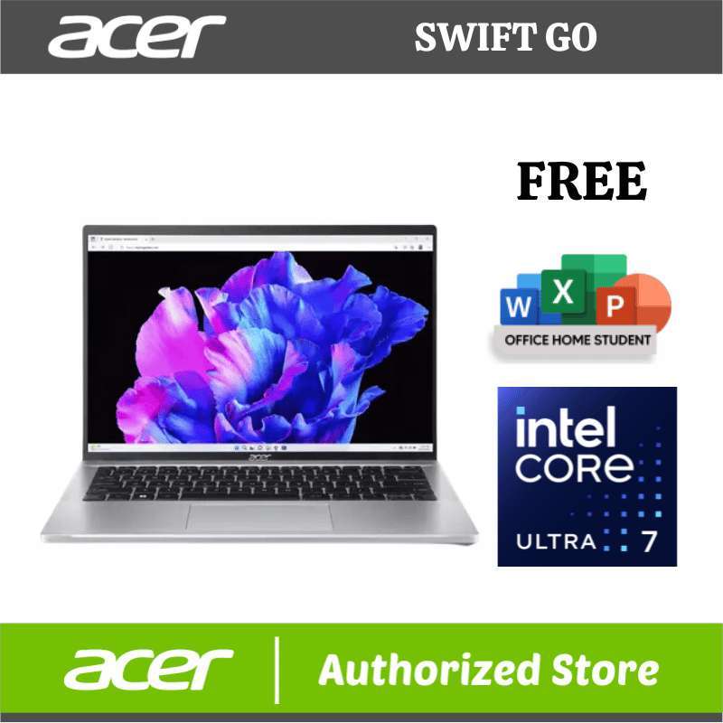 Jual Acer Swift Go 14 Sfg14 Ai Ultra 7 155h 16gb 1tb Intel Arc 14 W11 ...