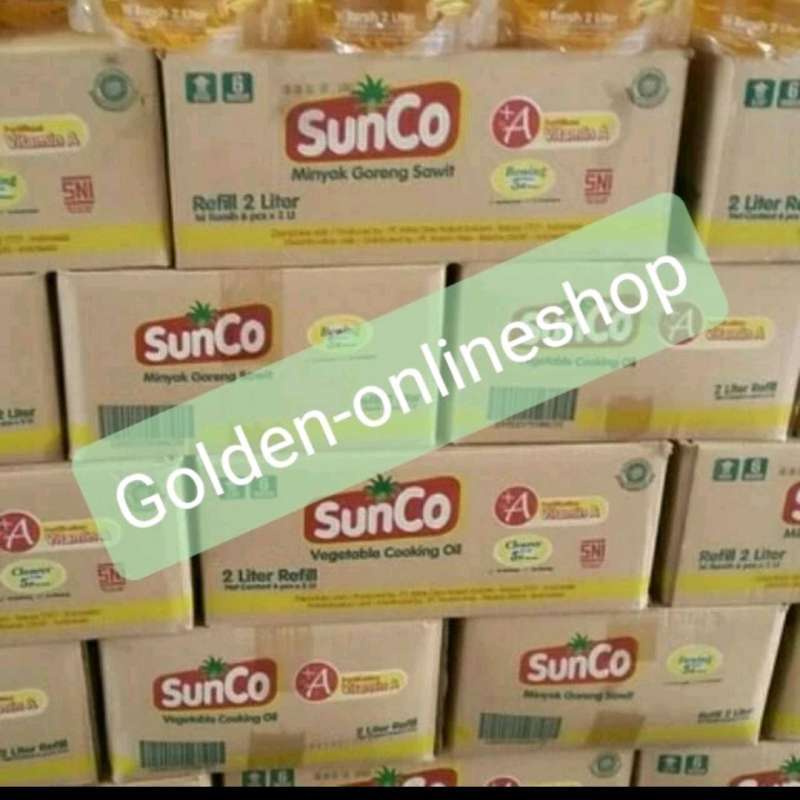 Jual SUNCO MINYAK GORENG 2 Liter isi 6 pouch 1 dus di Seller Golden ...