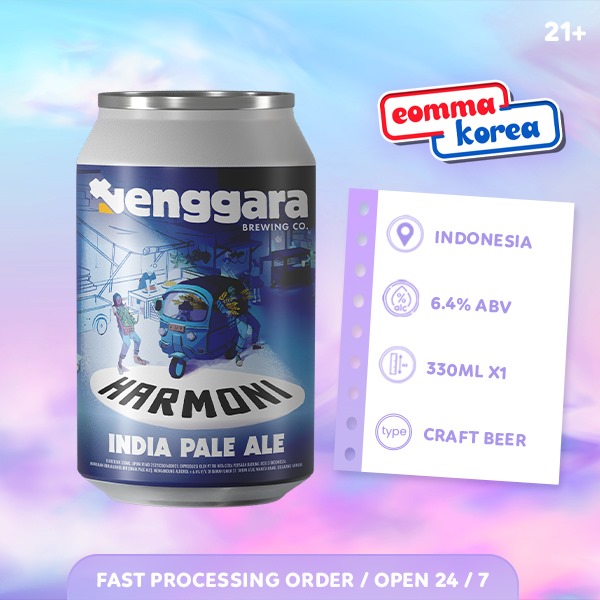 Jual Tenggara Harmoni IPA 330ml Craft Beer [ 1 kaleng ] di Seller Eomma Korea Shop Official ...