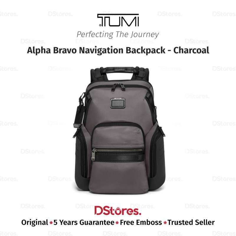 Jual Tumi Alpha Bravo Navigation Backpack - Charcoal Di Seller Dstores ...