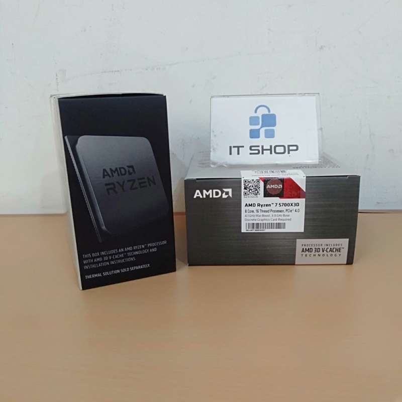 Jual Processor AMD AM4 Ryzen 7 5700X3D Box di Seller IT Shop Official ...