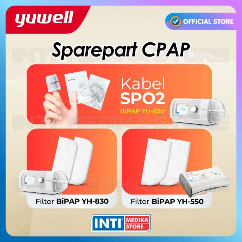 Promo Yuwell - Kabel Spo2 & Filter Udara For Cpap Bipap Sleep Apnea ...
