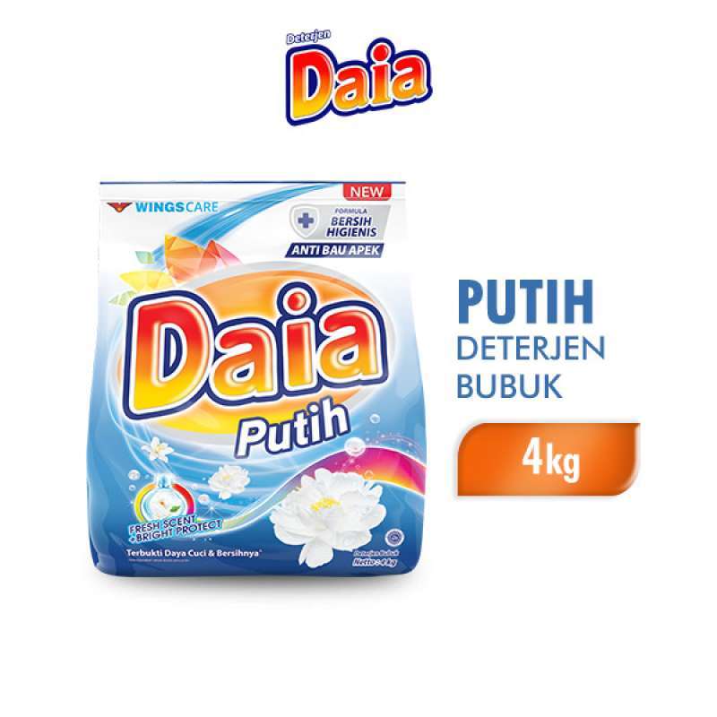 Promo Daia Deterjen Bubuk + Softener Wangi Violet Kemasan Jumbo 4 Kg ...